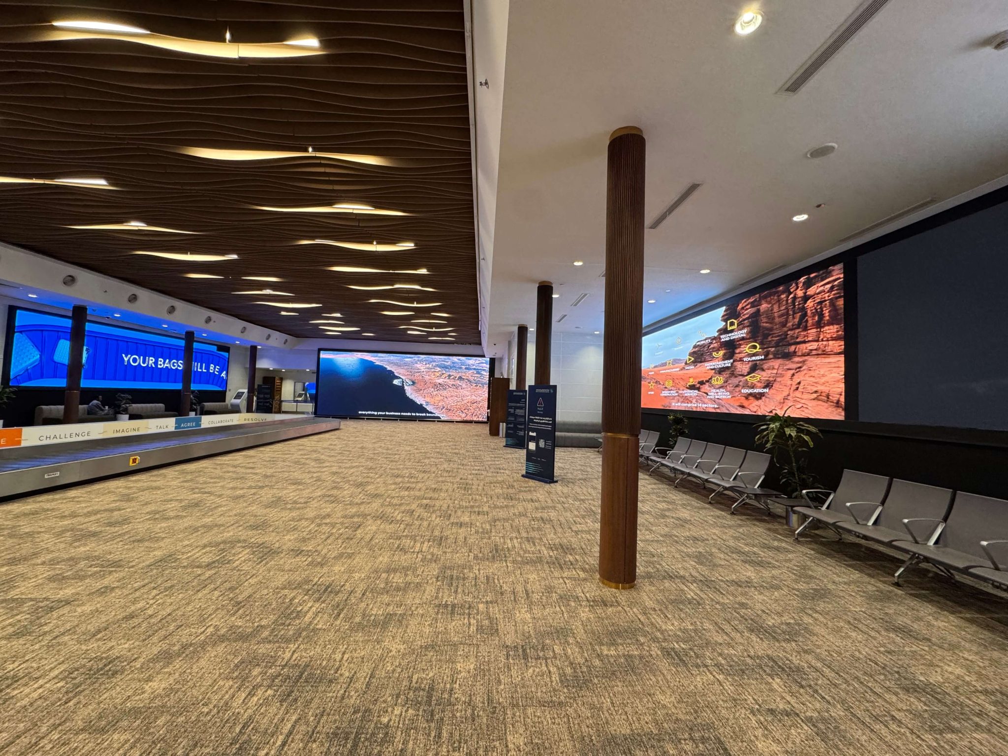 JR Visual Delivered High Quality LED Display to NEOM BAY Airport - Jrvisual