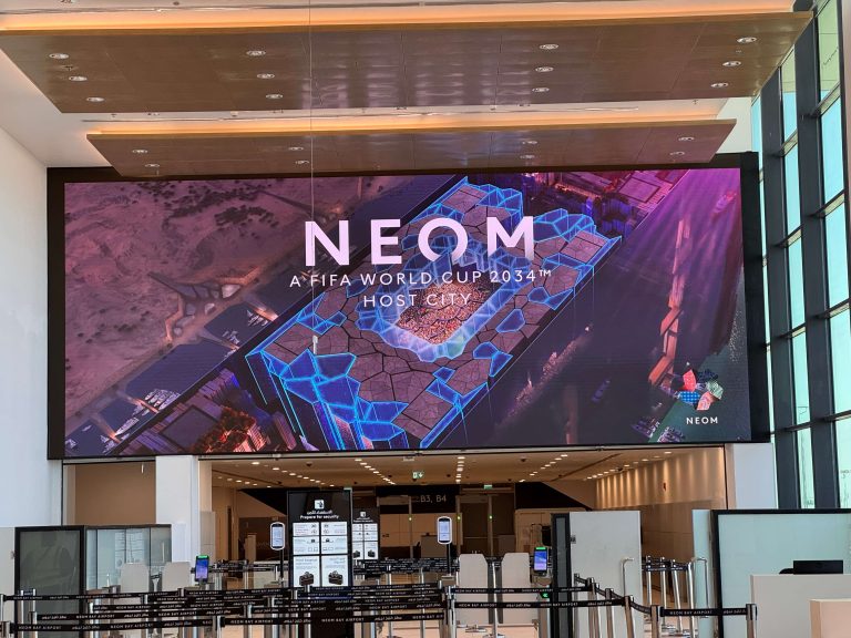 JR Visual Delivered High Quality LED Display to NEOM BAY Airport - Jrvisual