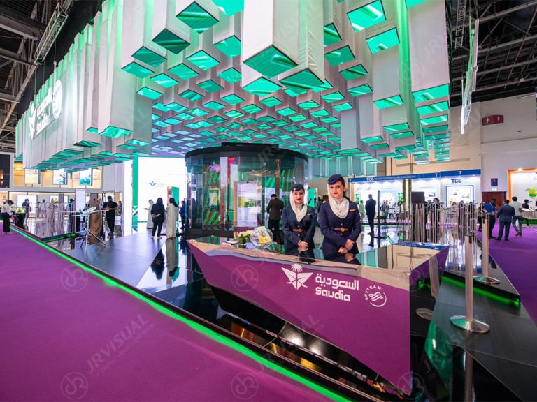 StarLink Series Transparent LED Film Application During ATM 2024 - Jrvisual