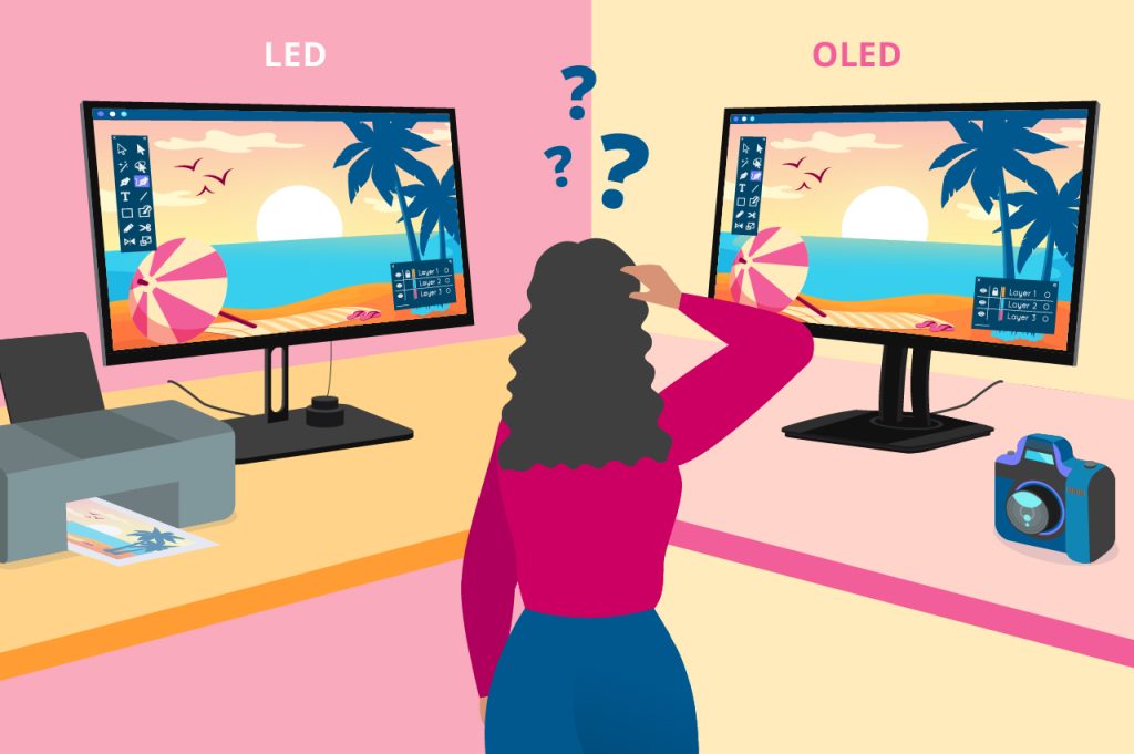 Differences Between LED module and OLED Display - Jrvisual